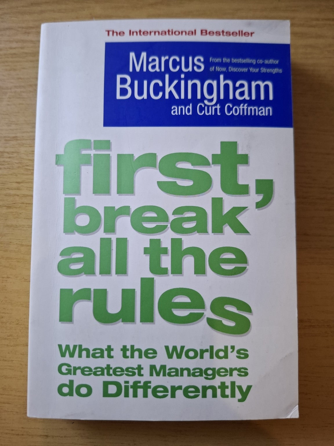 First, Break All the Rules (Second Hand) – Bob's Books - Where Words ...