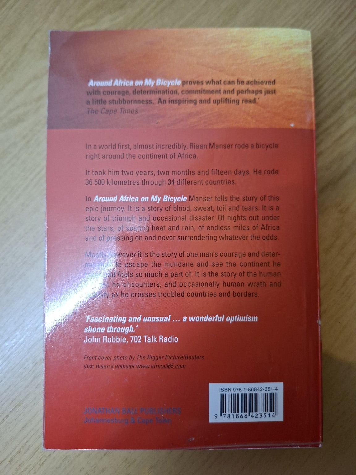 Around Africa on My Bicycle (Second Hand) – Bob's Books - Where Words Meet Wellness